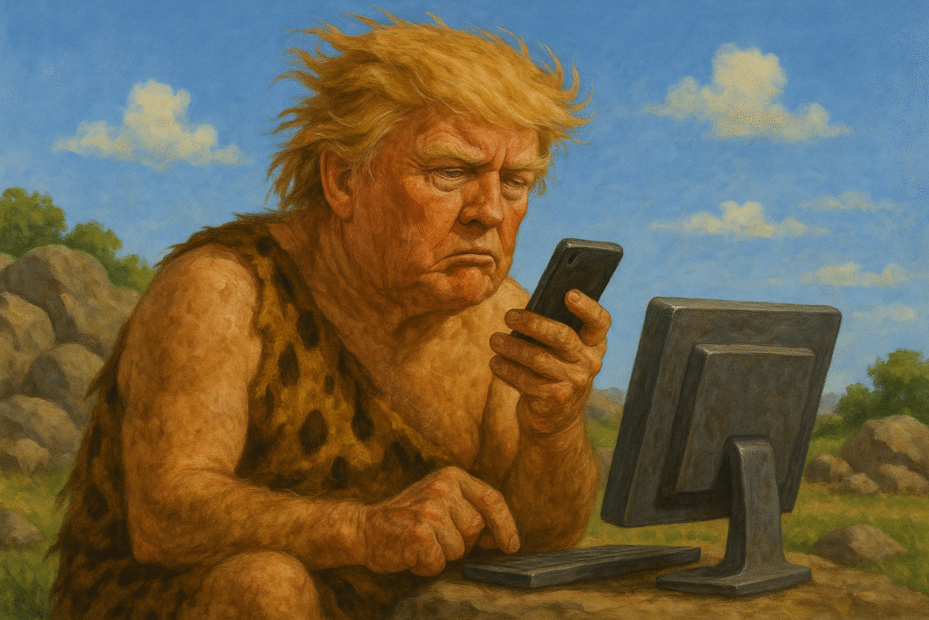 The Neanderthal and his beautiful cave | Punocracy